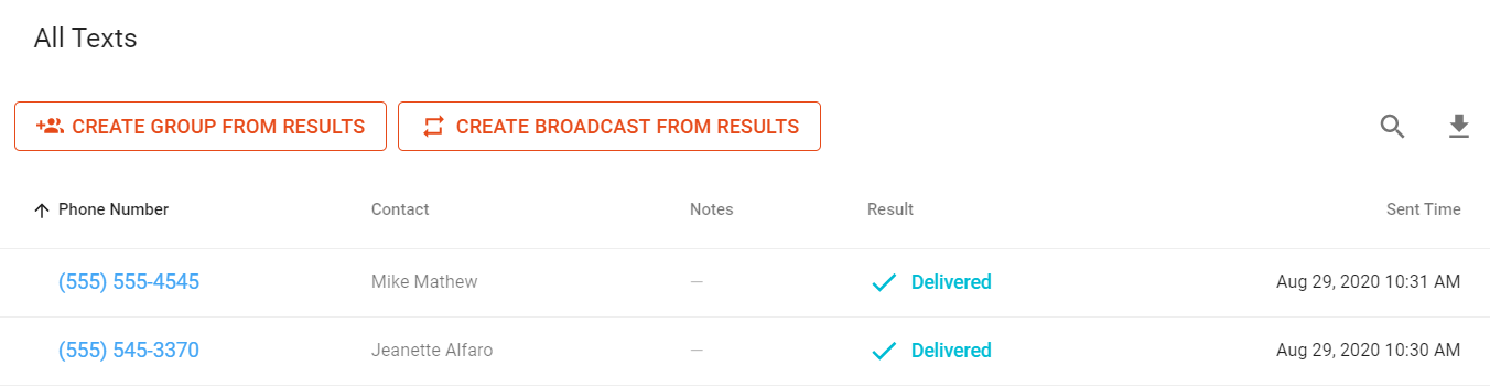 Understanding Text Broadcast Results - Knowledge Base & Support | Text ...