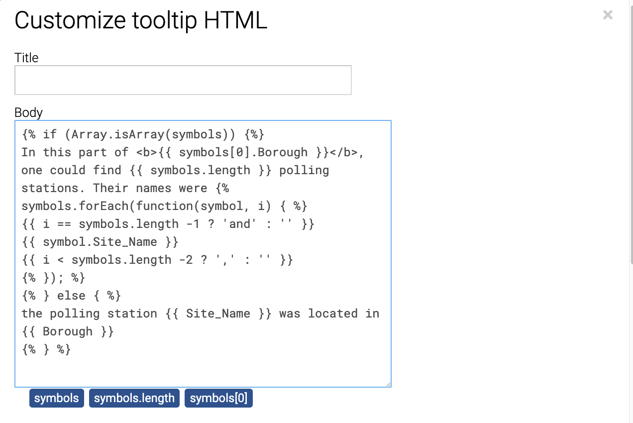 How to create cluster tooltips in symbol maps? - Datawrapper Academy