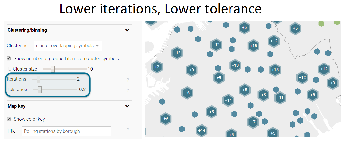 How to use the ''iteration'' and ''tolerance'' feature when clustering ...