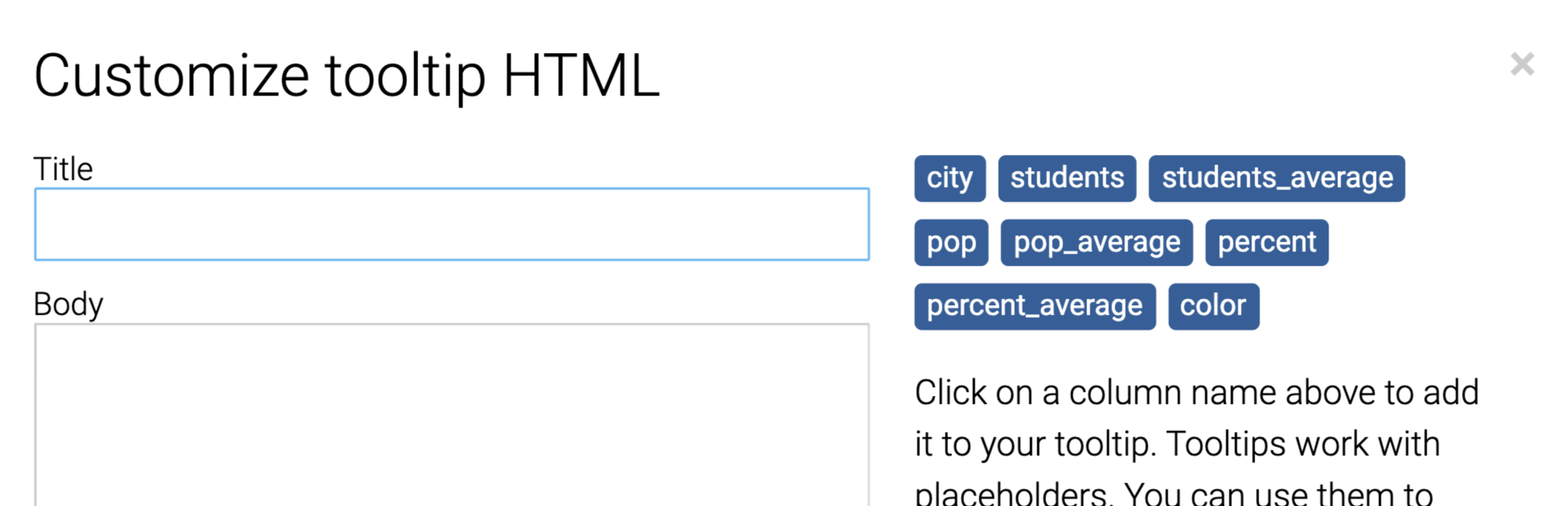 How to create tooltips - Datawrapper Academy