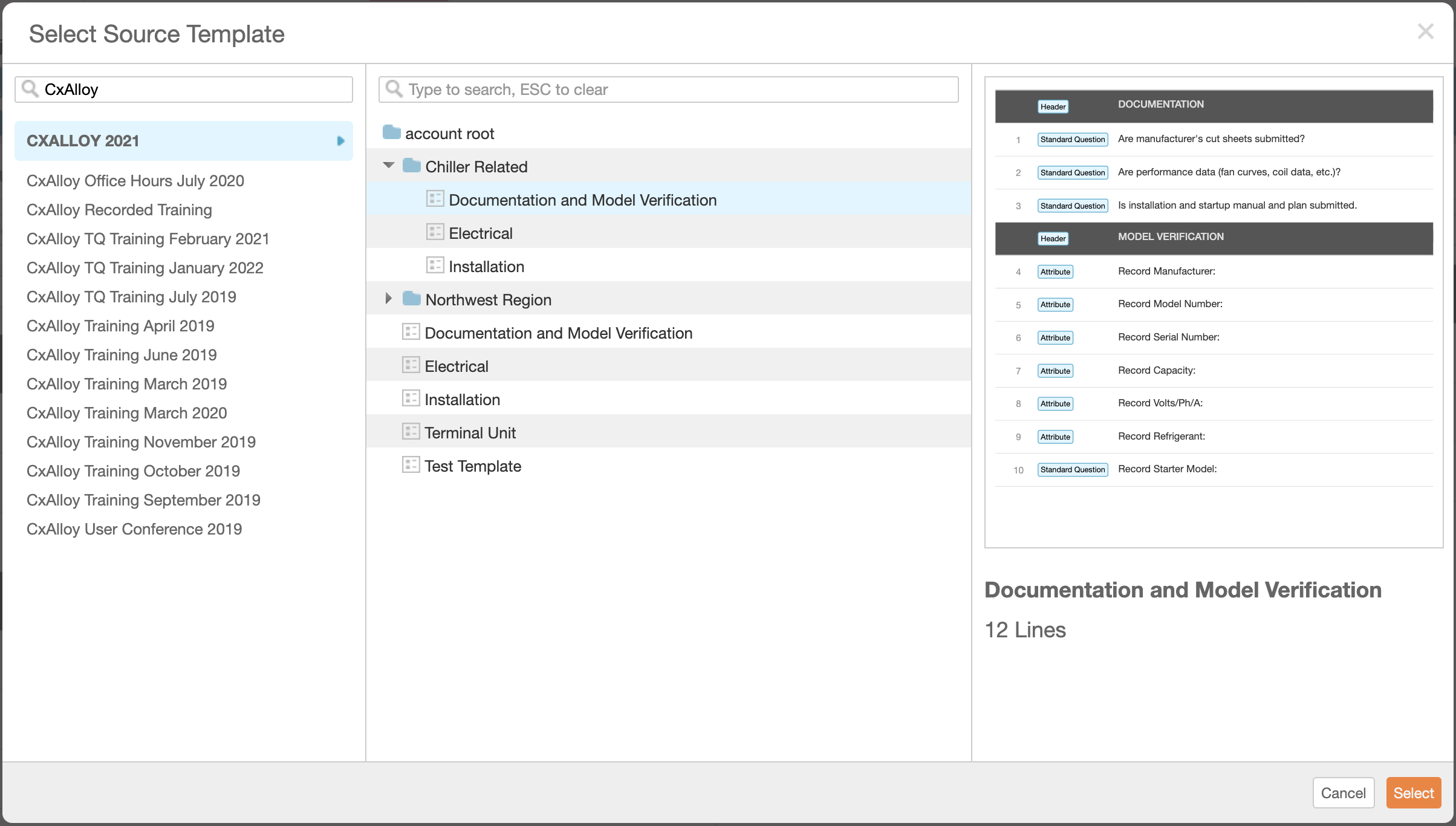 Template Builder - CxAlloy Support