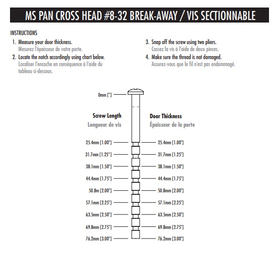 Break Away Screws Overview - Vis Sectionnables - Survol - Ideal ...