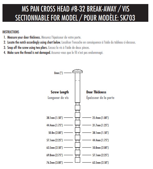 Break Away Screws Overview - Vis Sectionnables - Survol - Ideal ...