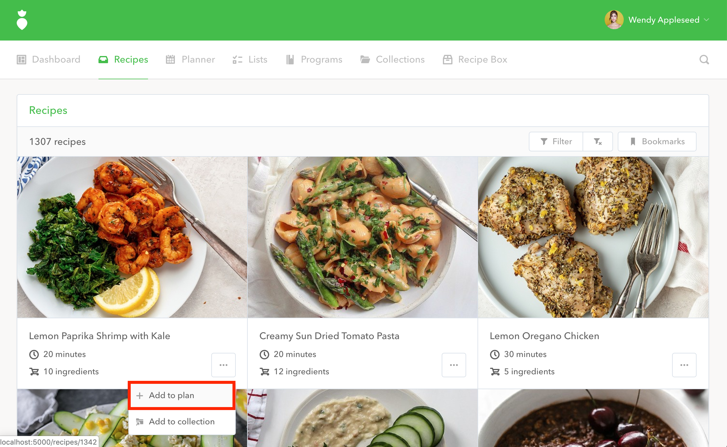 How Do I Add a Recipe to a Plan? - Help Center | That Clean Life