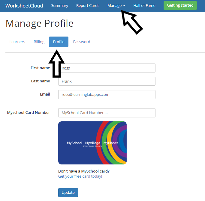 How Can I Update My Account Details Or Information WorksheetCloud Help How Can I Update My Account Details Or Information WorksheetCloud Help