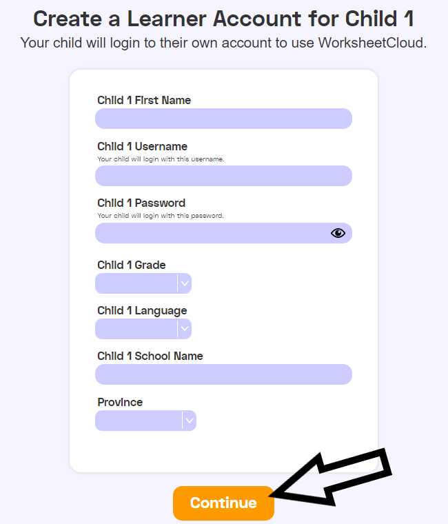 How can I sign up? - WorksheetCloud Help