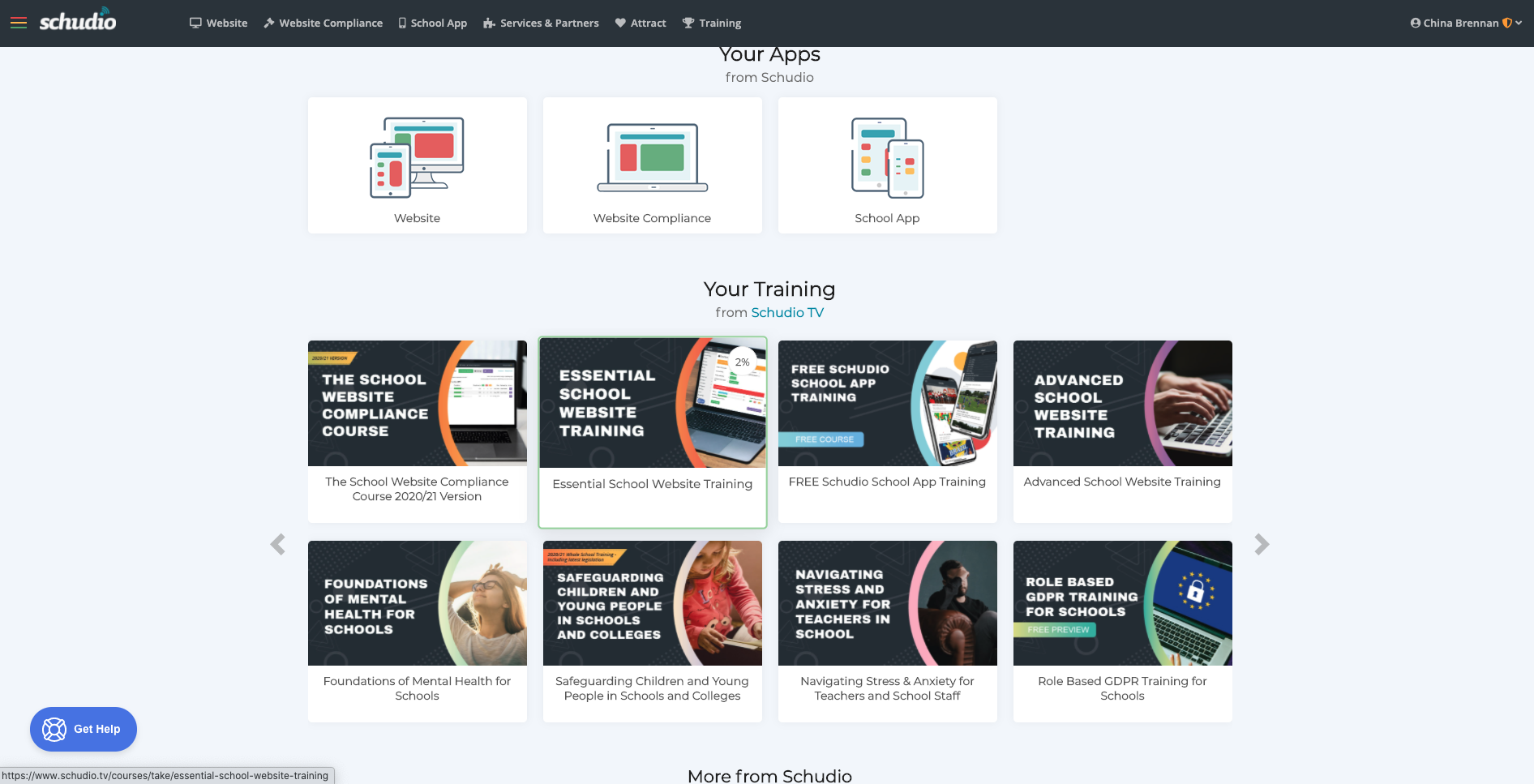 Getting Started - Dashboard Overview - Schudio Knowledge Base