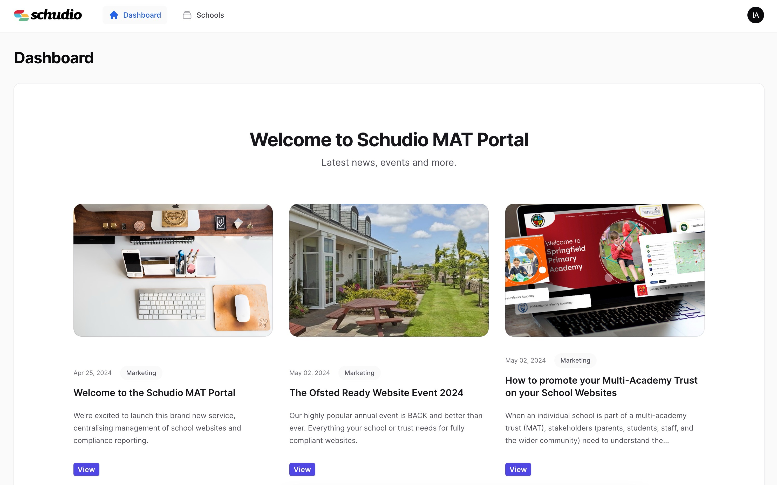 Using the MAT Portal - Schudio Knowledge Base