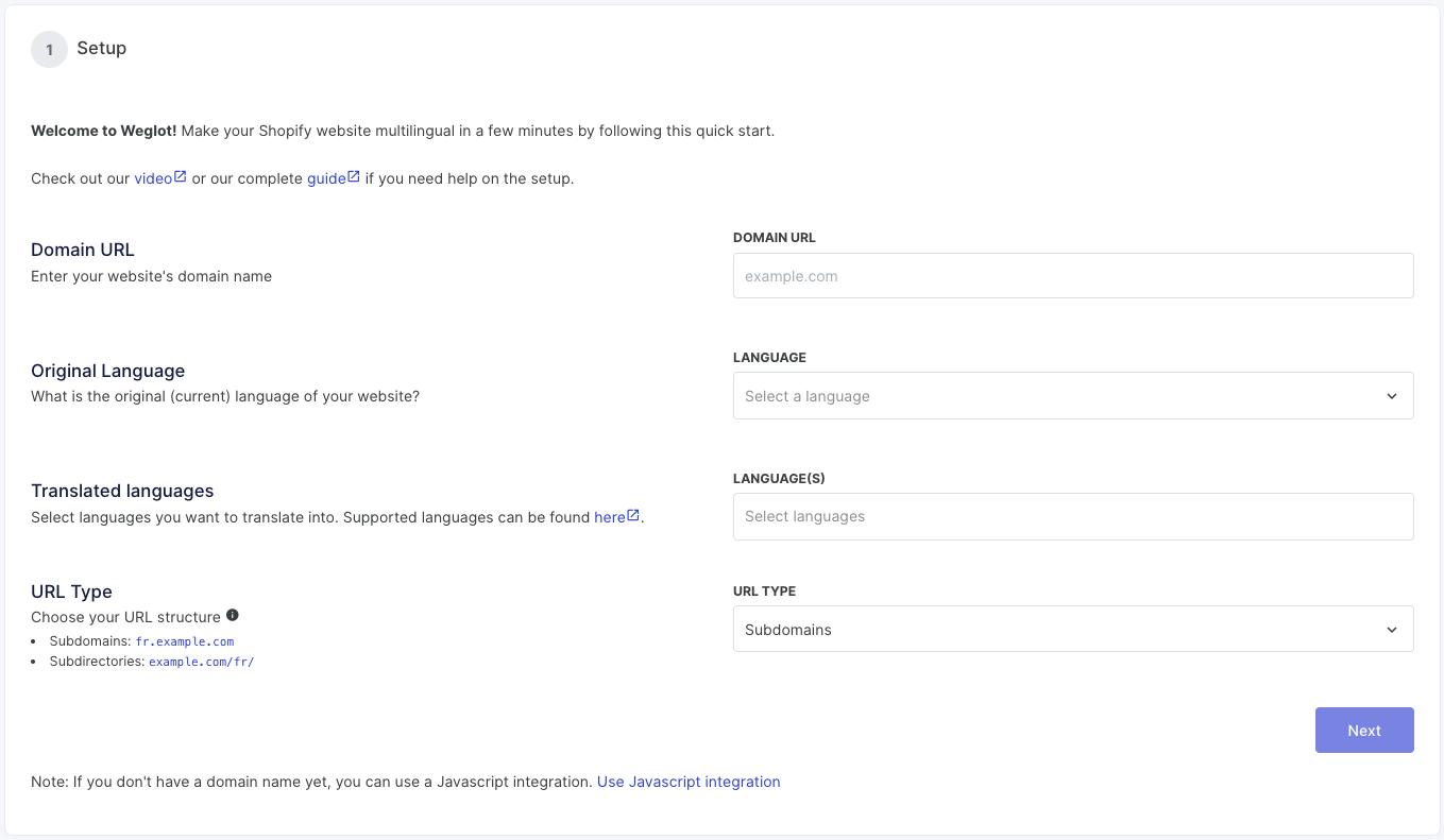 Shopify - Can I use subdomains for each language? - Help Center