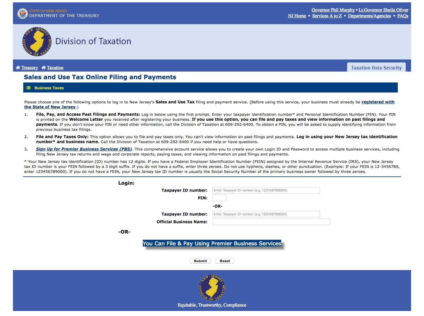 New Jersey What Is My State Taxpayer ID And PIN TaxJar Support