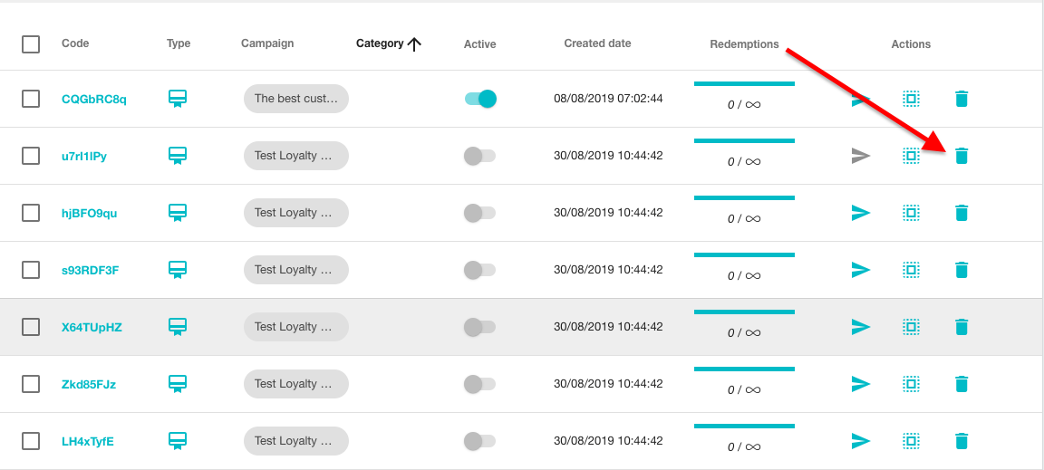 Campaign and vouchers maintenance – how to filter out, delete, activate ...