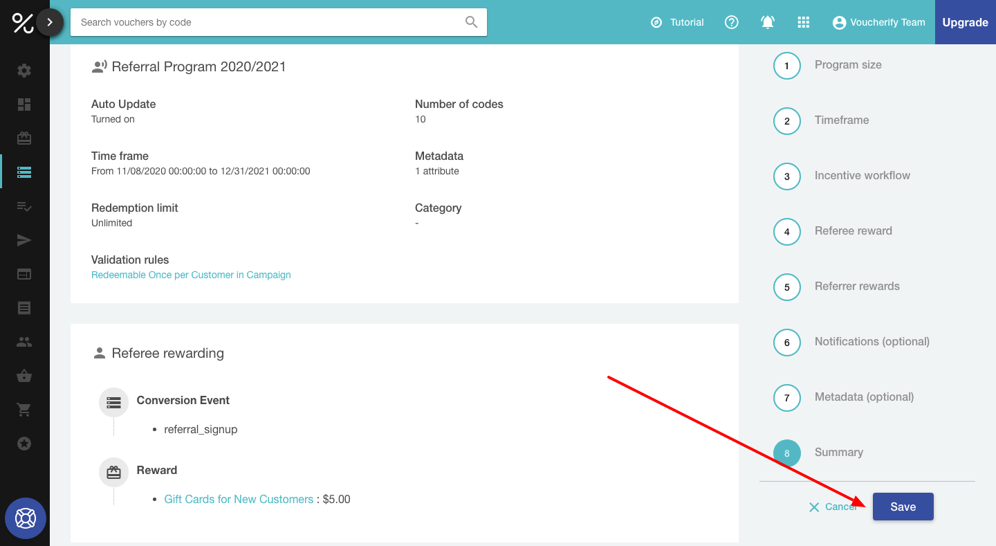 How to create sign-up forms and referral links? - Voucherify Support