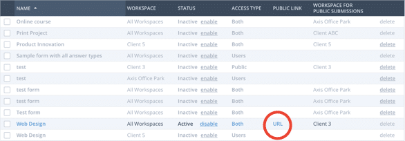 Public Request Forms - Workzone Knowledge Base
