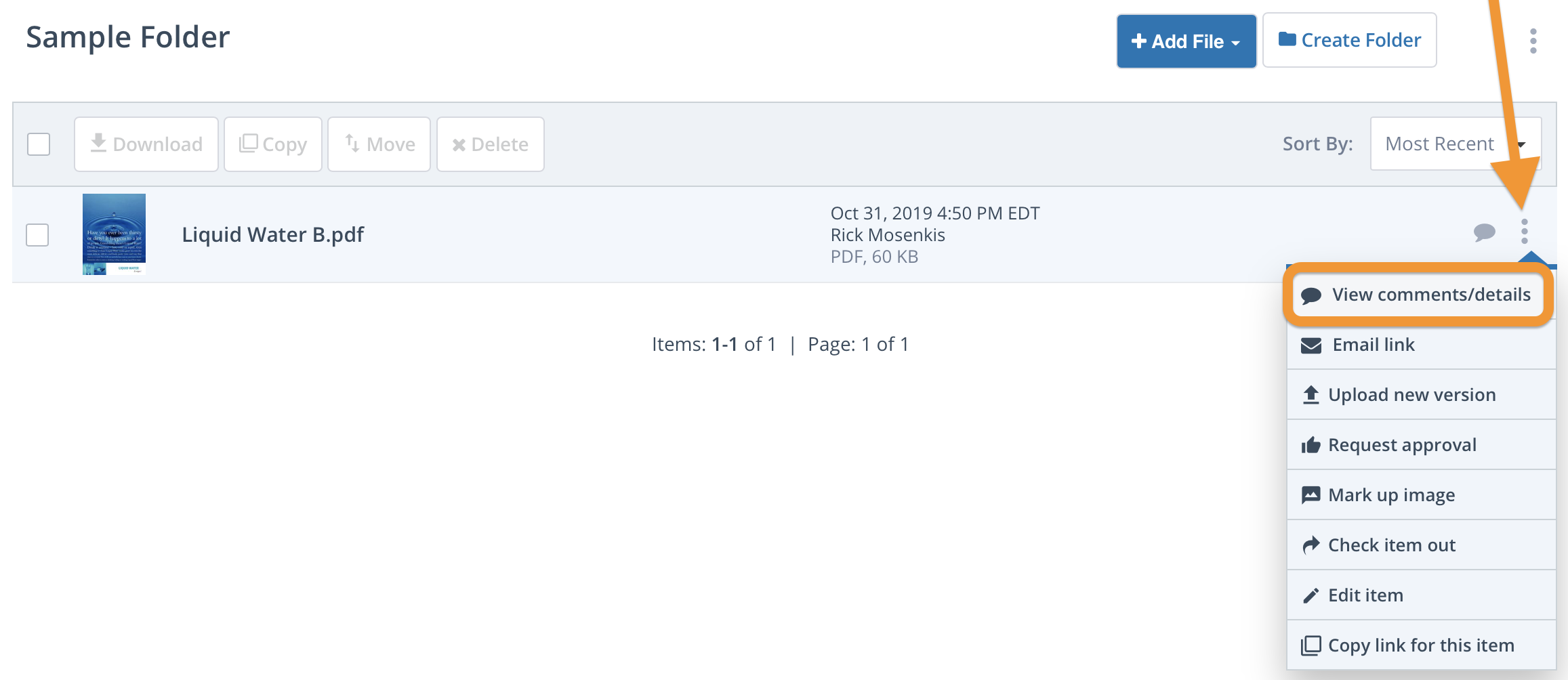 Document Comments - Workzone Knowledge Base