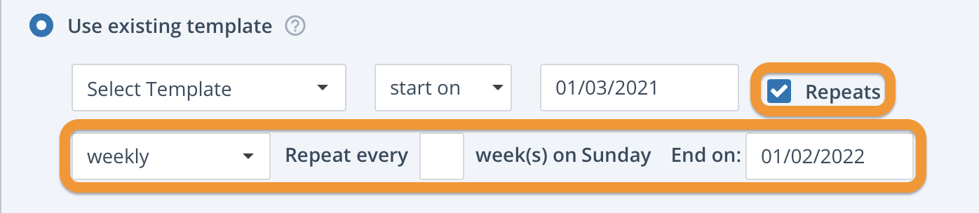 Copy Tasks From A Template - Workzone Knowledge Base
