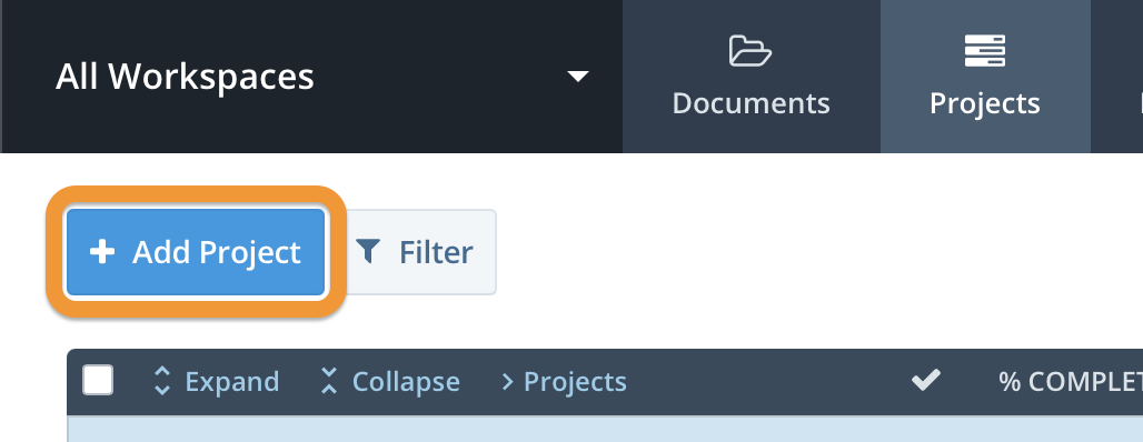 Add A Project - Workzone Knowledge Base