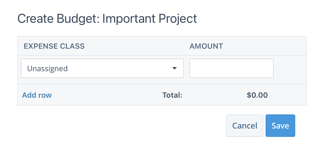 Setting The Expense Budget For A Project - Workzone Knowledge Base