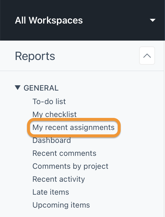 My Recent Assignments - Workzone Knowledge Base