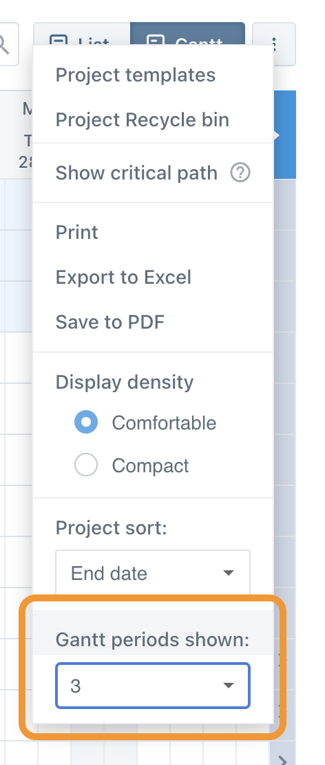Gantt Chart - Workzone Knowledge Base
