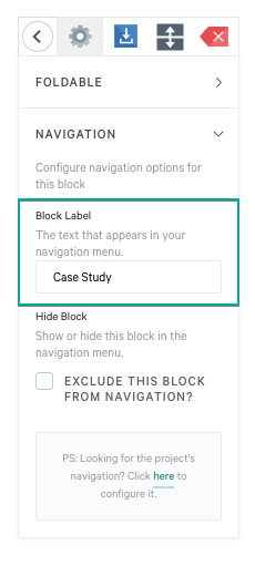 Adding navigation to your page - Qwilr Help Center