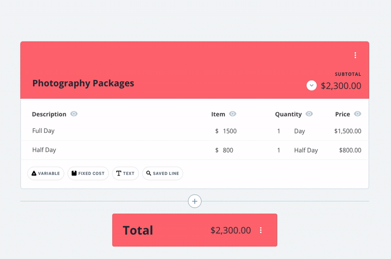Adding styling to blocks - Qwilr Help Center