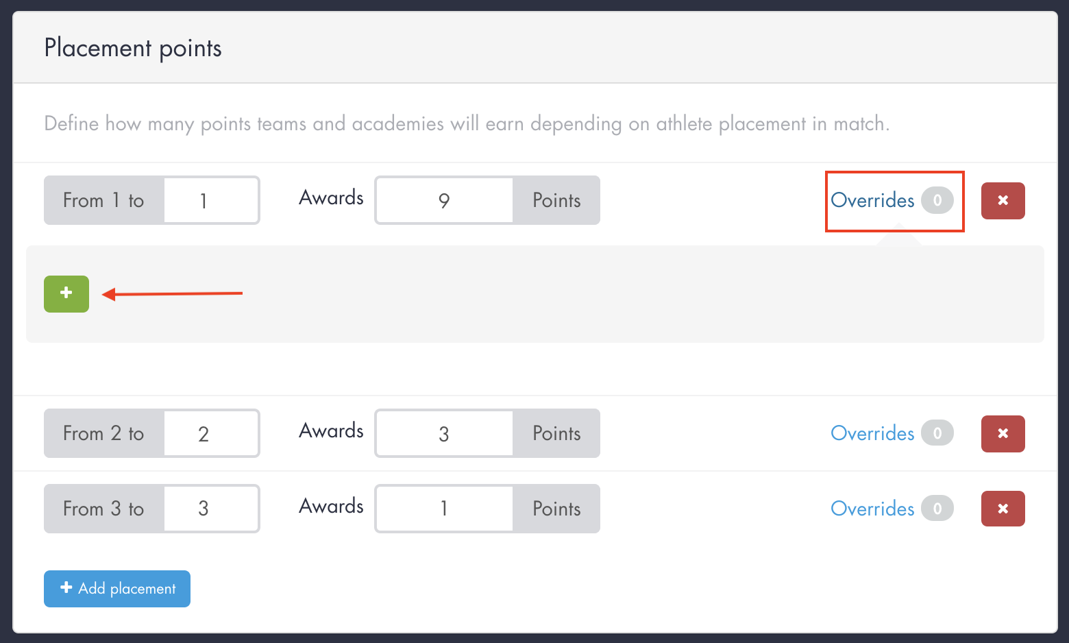 How to set the points for your top/ranking lists - Smoothcomp Knowledge ...