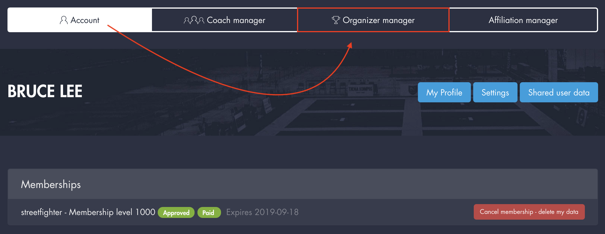Connect organizers to your federation - Smoothcomp Knowledge Base