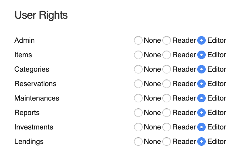 User rights explained - Trail Systems Knowledge Base