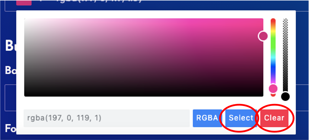 How To Edit Font and Button Colours - Architech Labs Knowledgebase