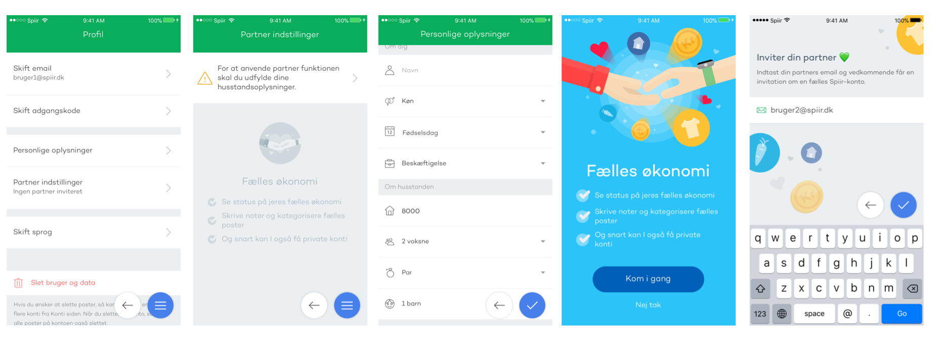 Hvordan opretter jeg en fælles Spiir-konto? - Spiir - Hjælpesektion
