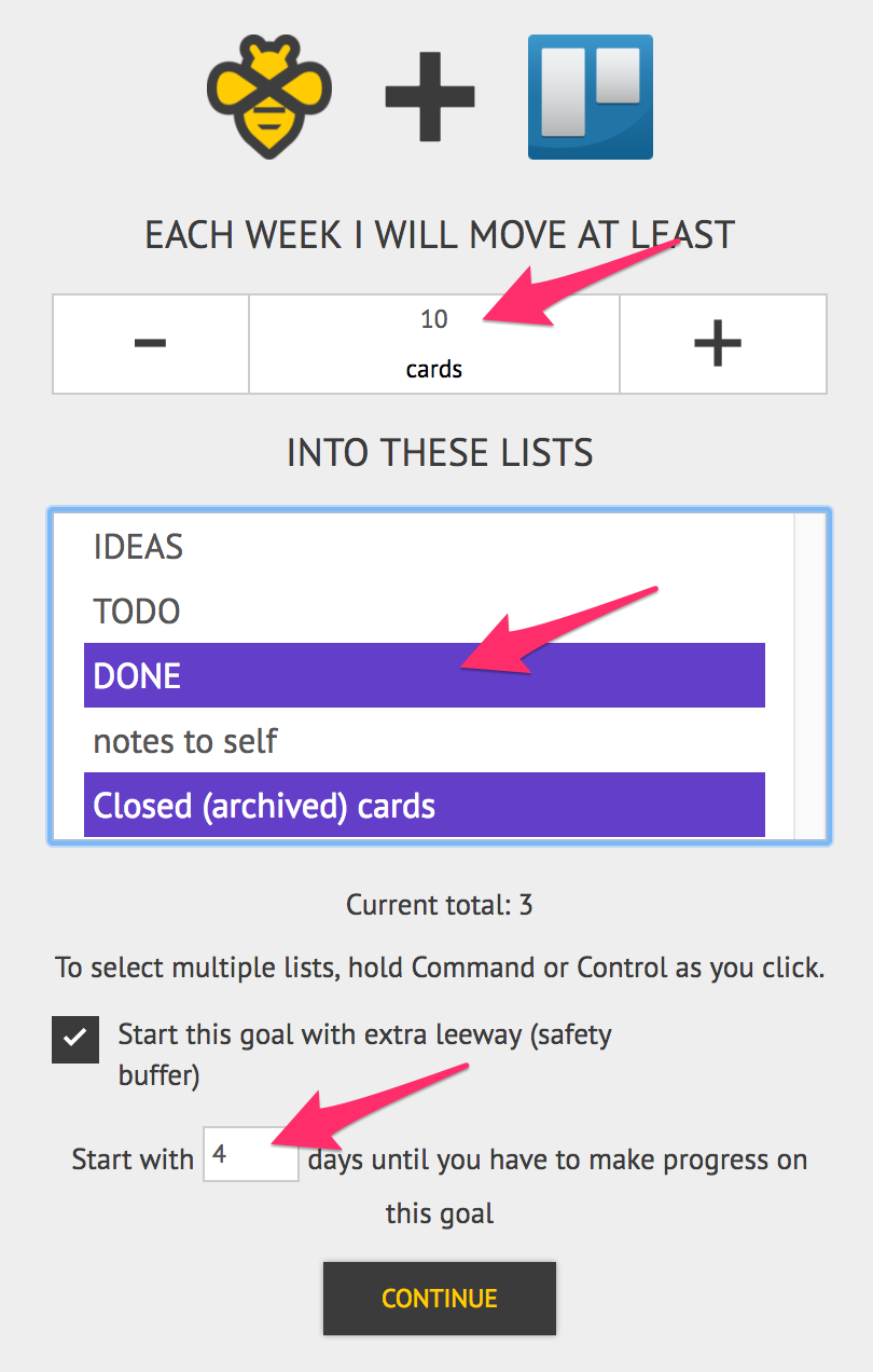 Trello - Beeminder Help