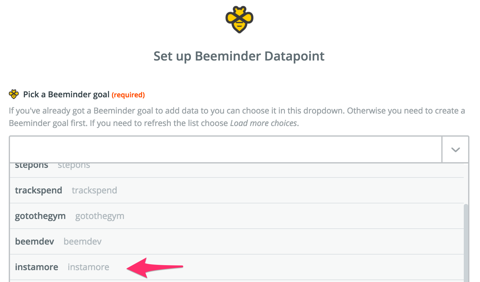 Zapier - Beeminder Help