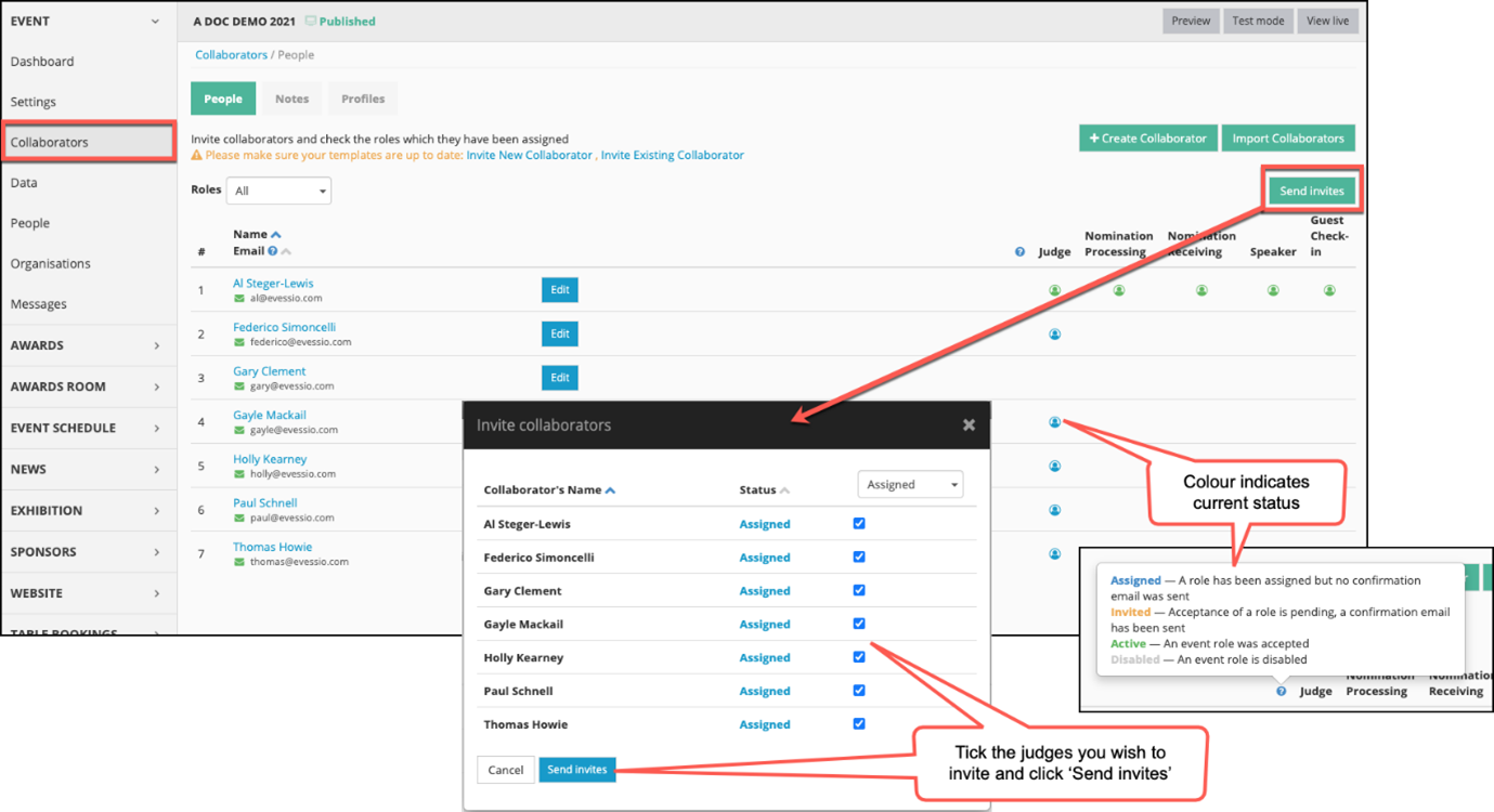 Judging Rounds - Evessio Knowledge Base