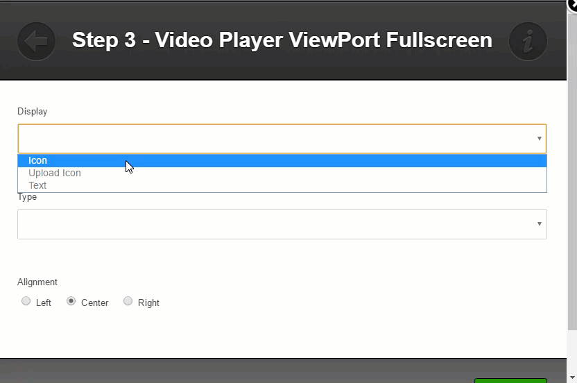 Video player ViewPort full screen video player element - OptimizePress ...