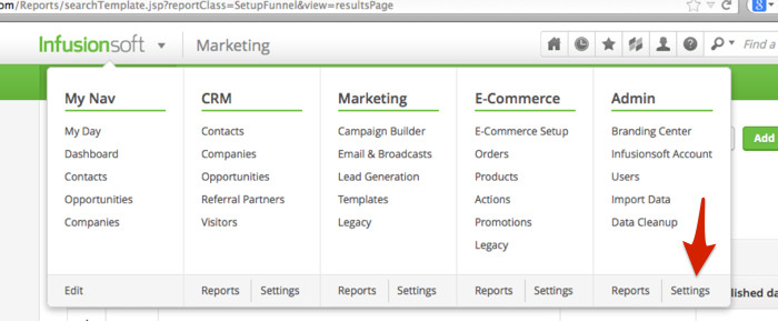 Integrating Infusionsoft (Email) with OptimizePress - OptimizePress 2.0 Knowledgebase