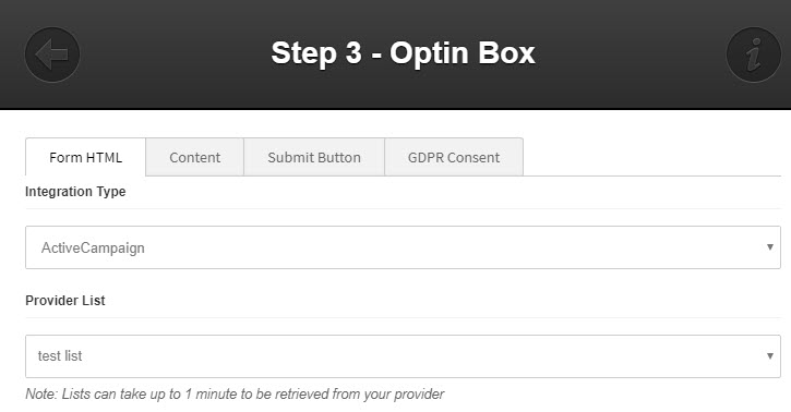 ActiveCampaign GDPR Opt-in Form integration - OptimizePress 2.0 Knowledgebase
