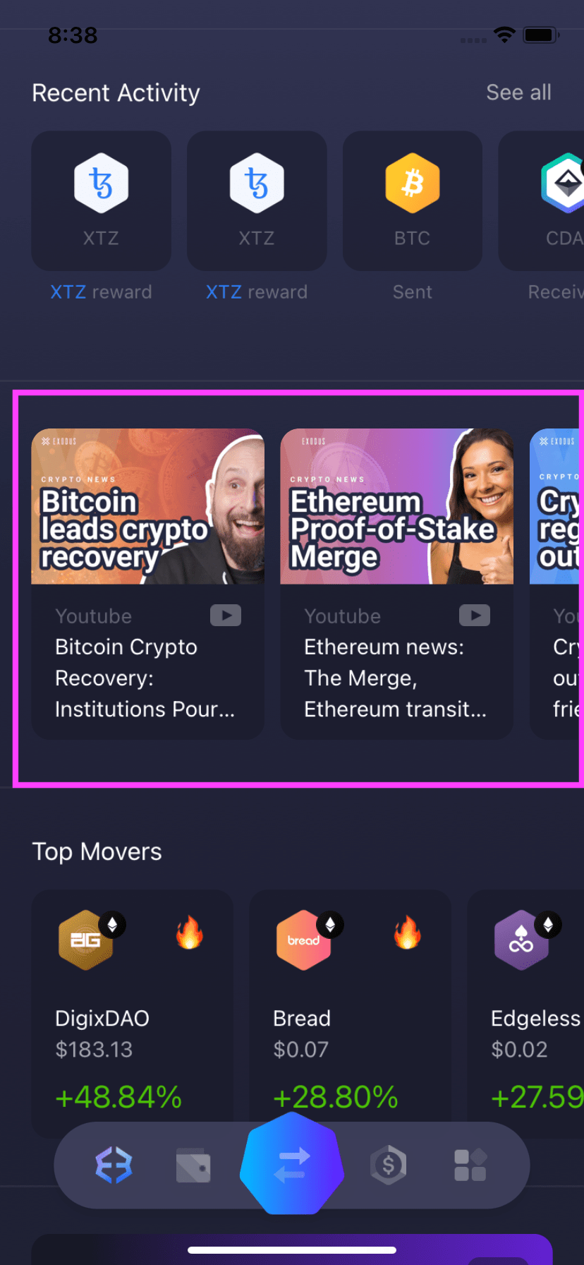 How do I customize my wallet? - Exodus Support