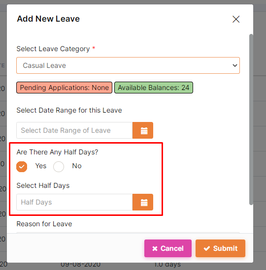 How Do I Apply For A Half Day Leave Quikchex Knowledge Base how-do-i-apply-for-a-half-day-leave-quikchex-knowledge-base