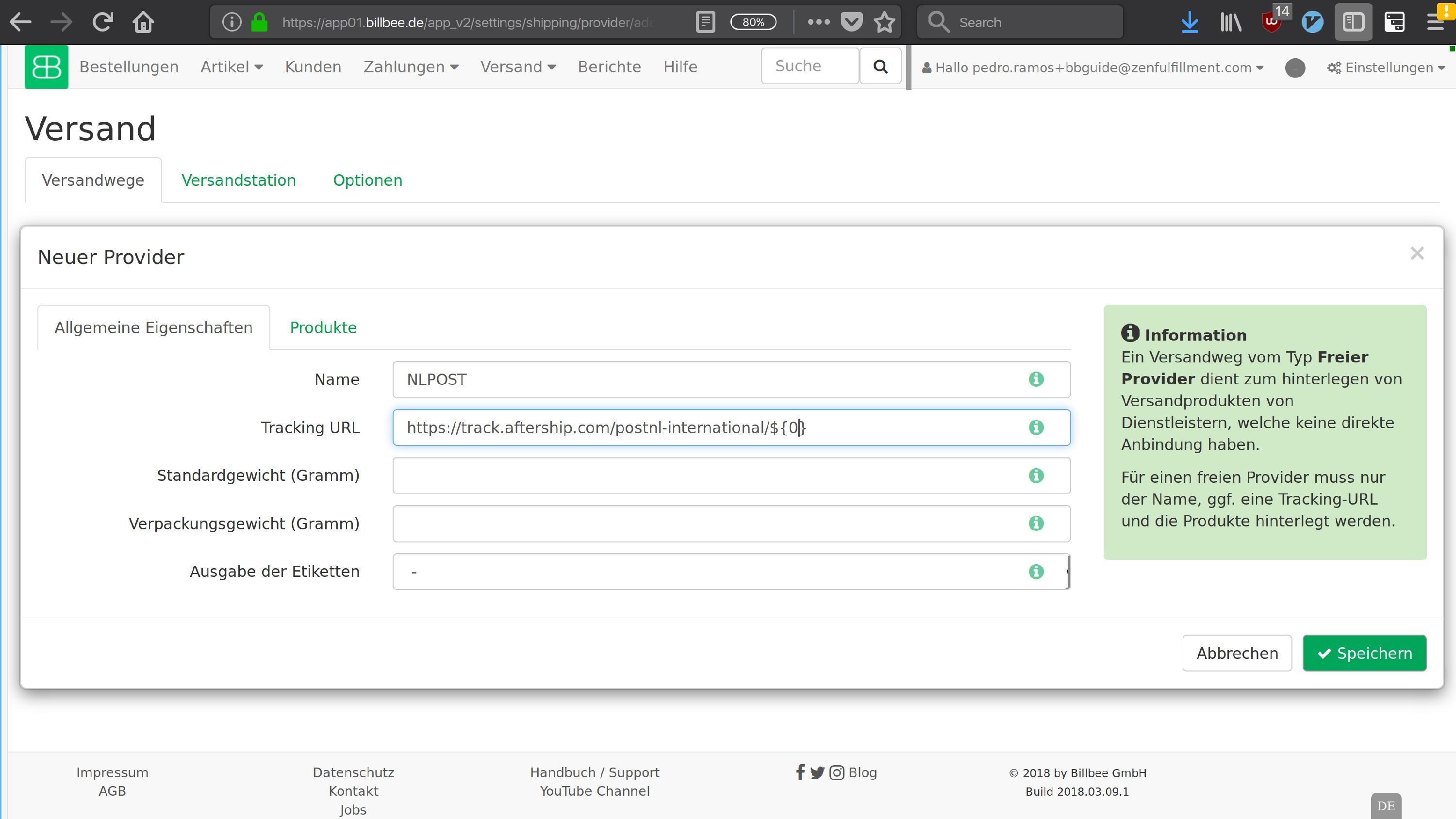 Billbee - Support Center (DE)