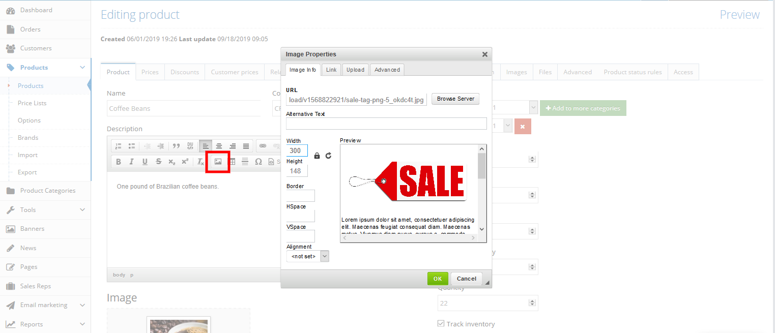 Creating products - B2B Wave Knowledge Base