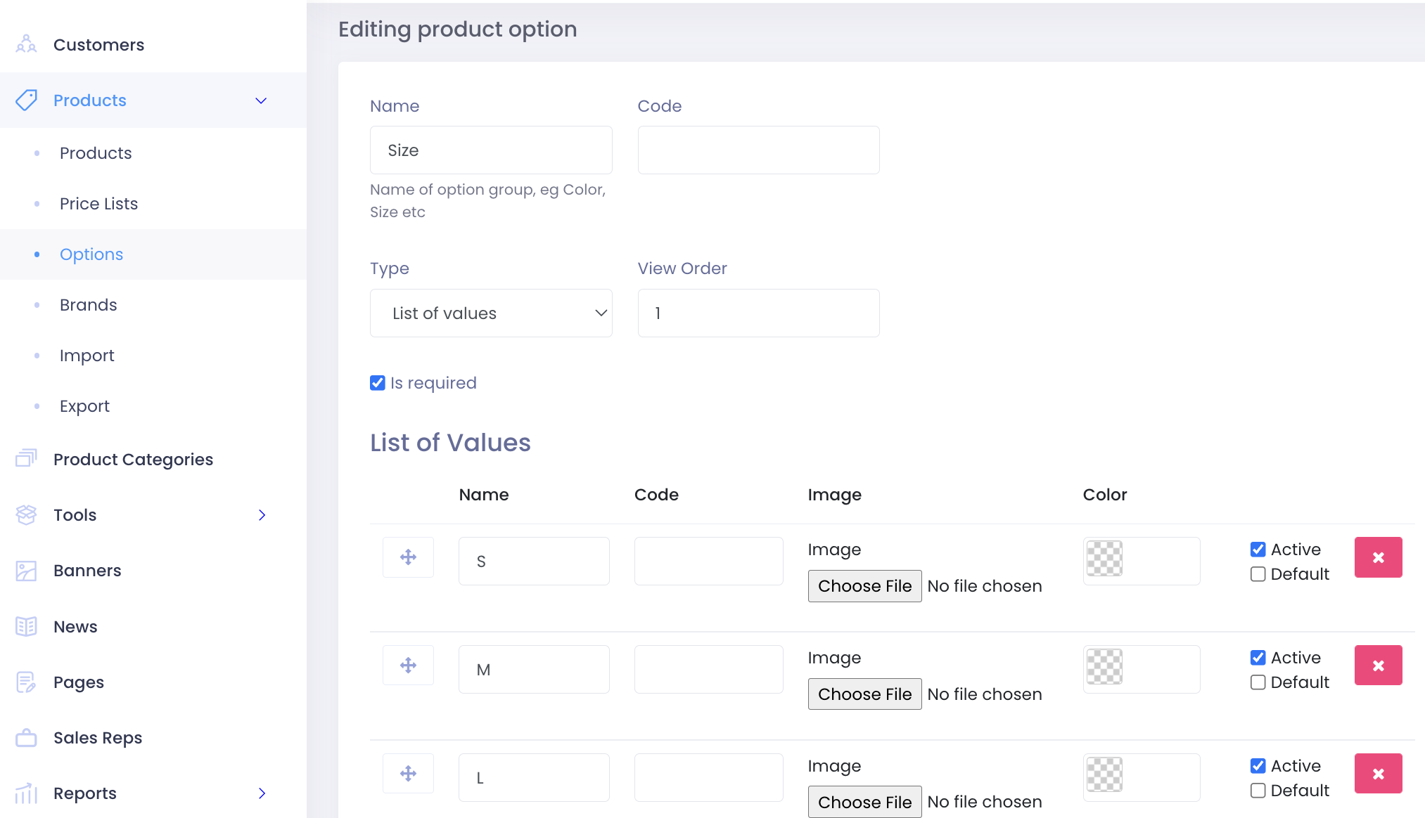 Product Variants - B2B Wave Knowledge Base