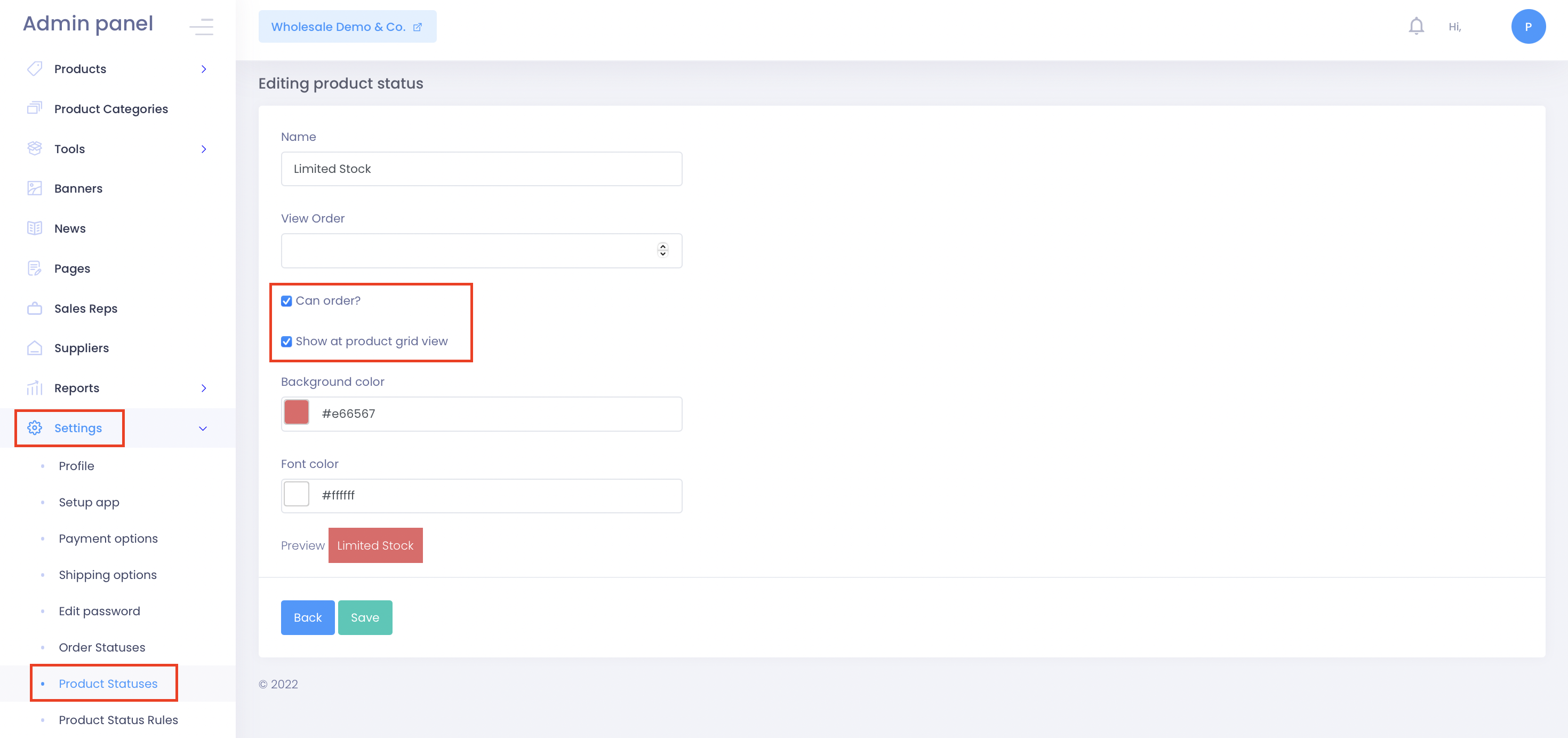 Product Status and Rules - B2B Wave Knowledge Base
