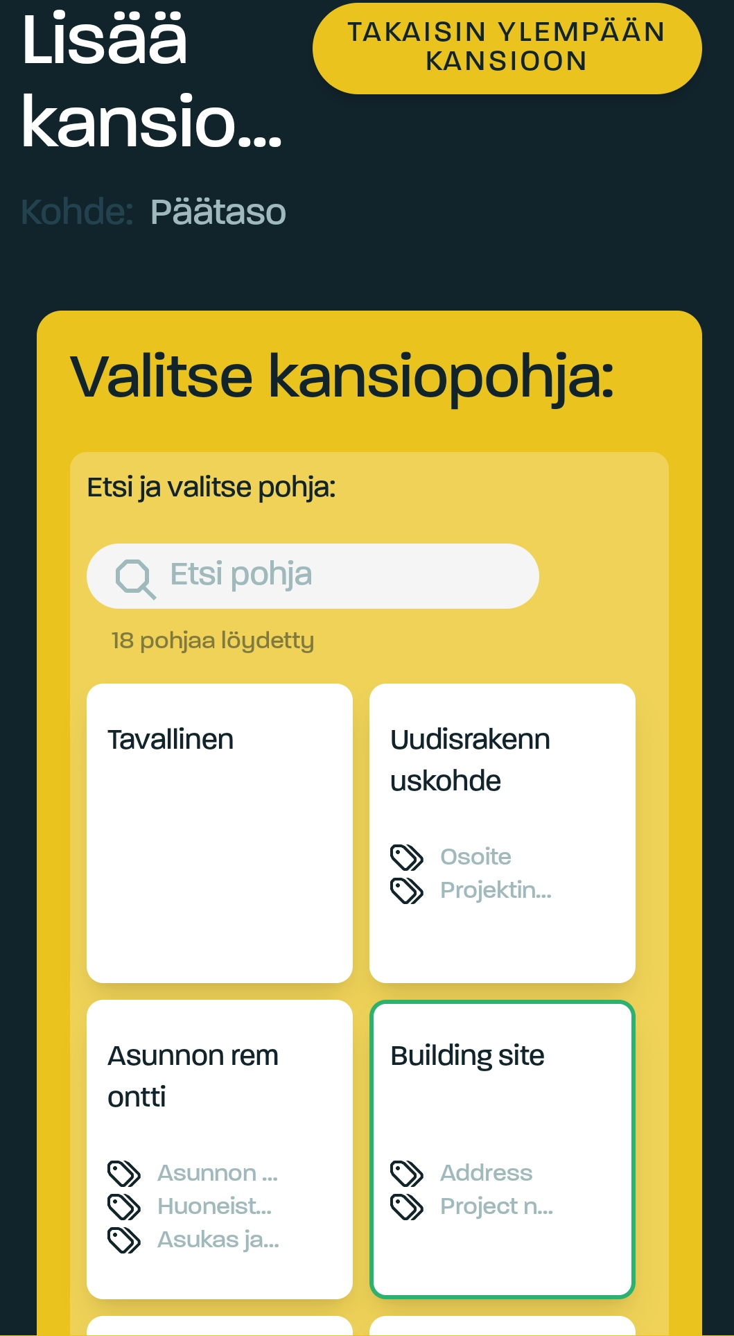 Näin aloitat - Admicom Vision käyttöopas