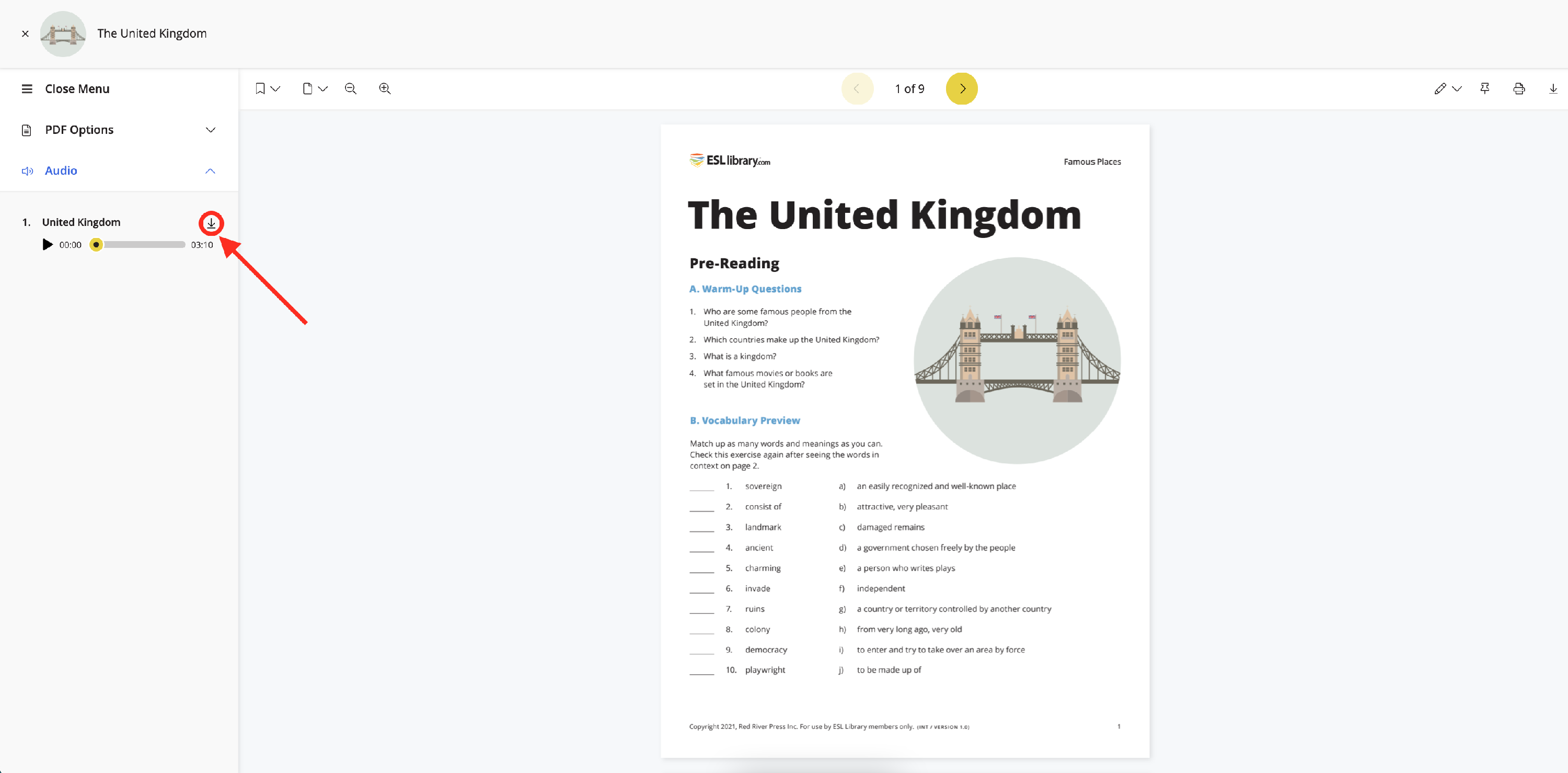 How To Access Lesson Audio Ellii Help Docs