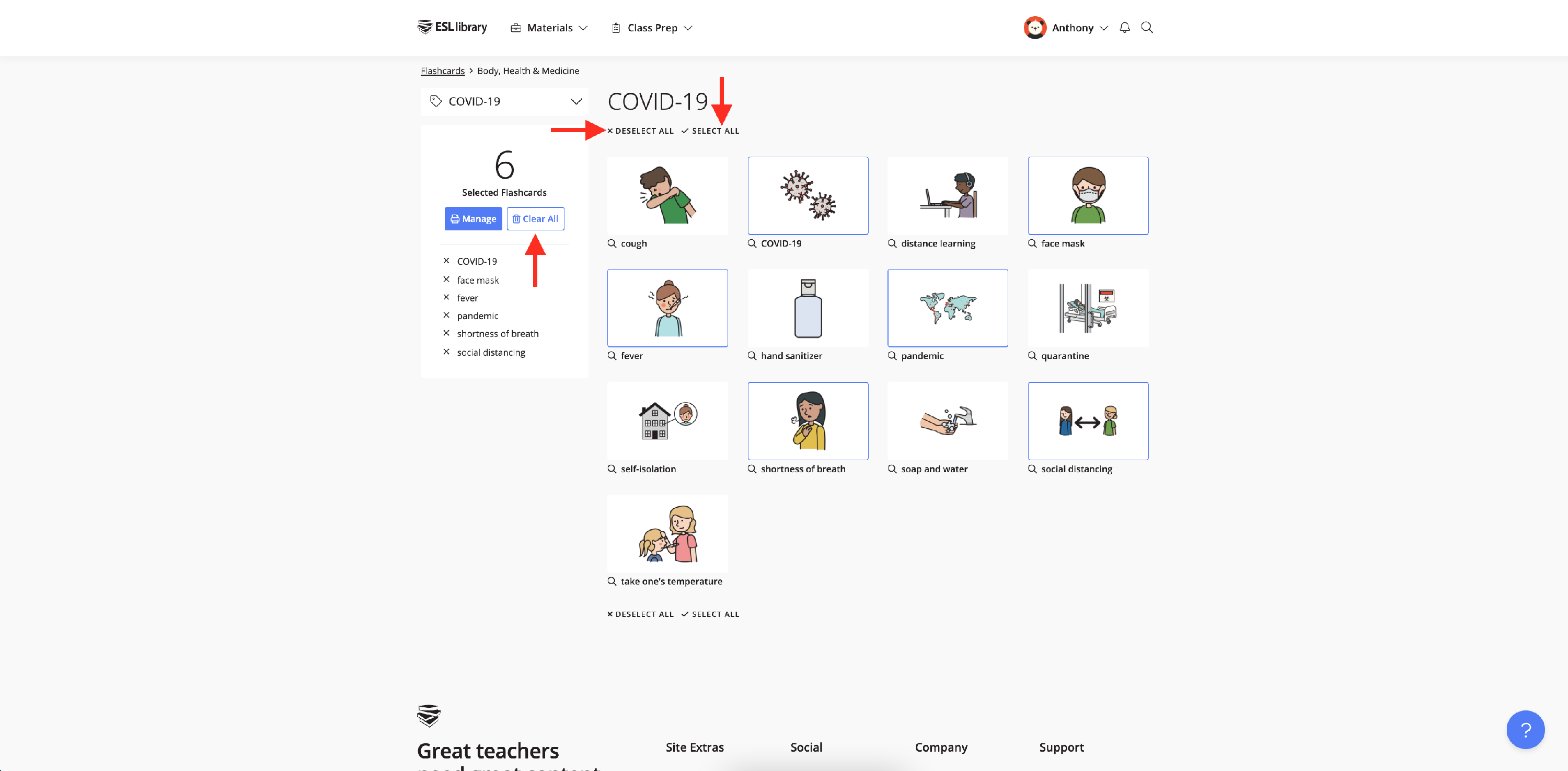 How to Create & Save Flashcard Sets - ESL Library Help Docs