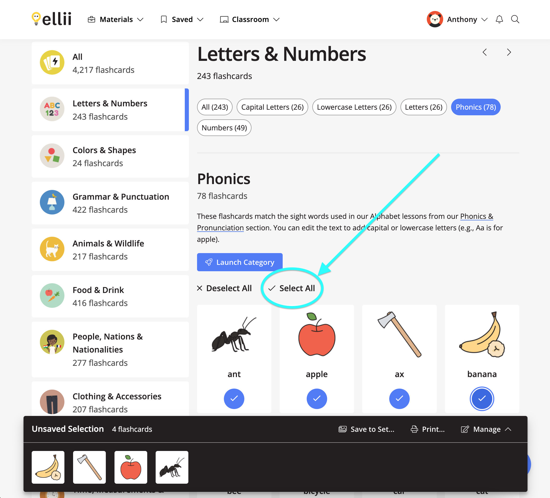 How to Create & Save Flashcard Sets - Ellii Help Docs