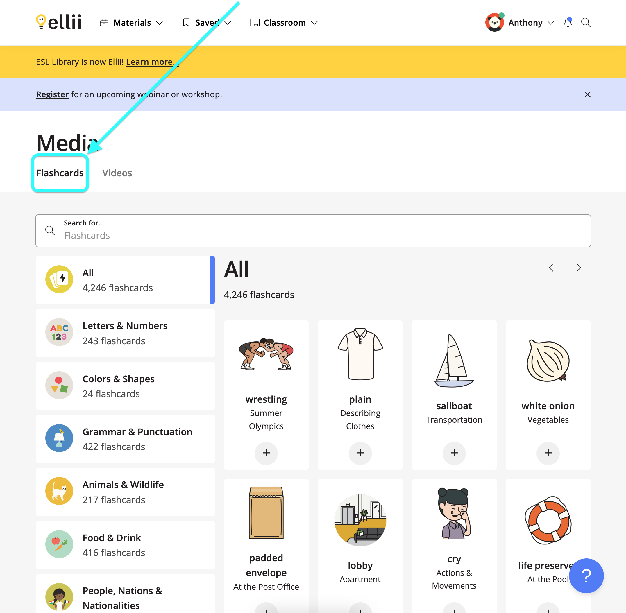 How to Create & Save Flashcard Sets - Ellii Help Docs