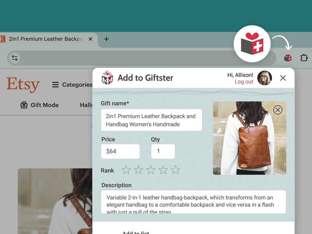 Browser extension - Add to Giftster from any store - Giftster Help