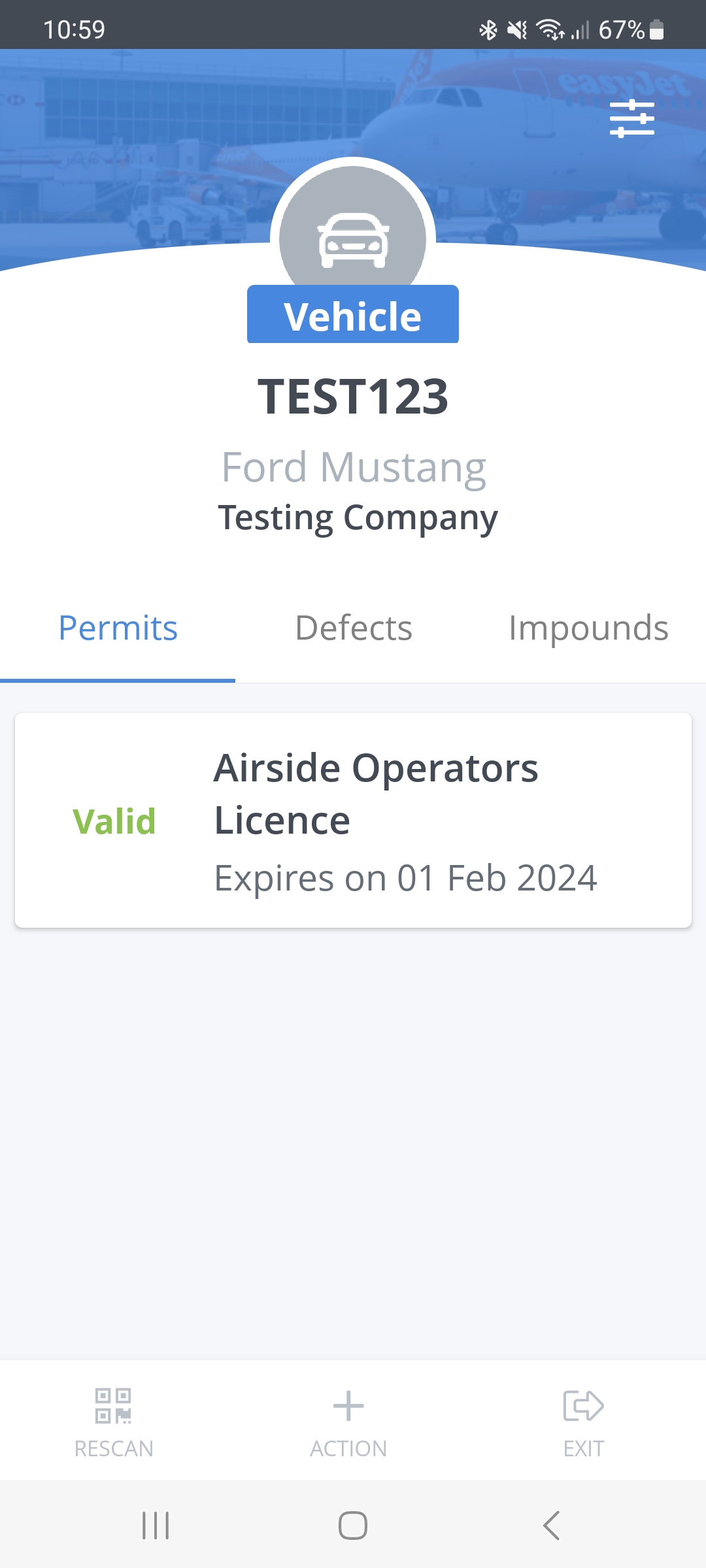 Scan/Search for a Vehicle and Check Vehicle Permit Details - AIRDAT ...