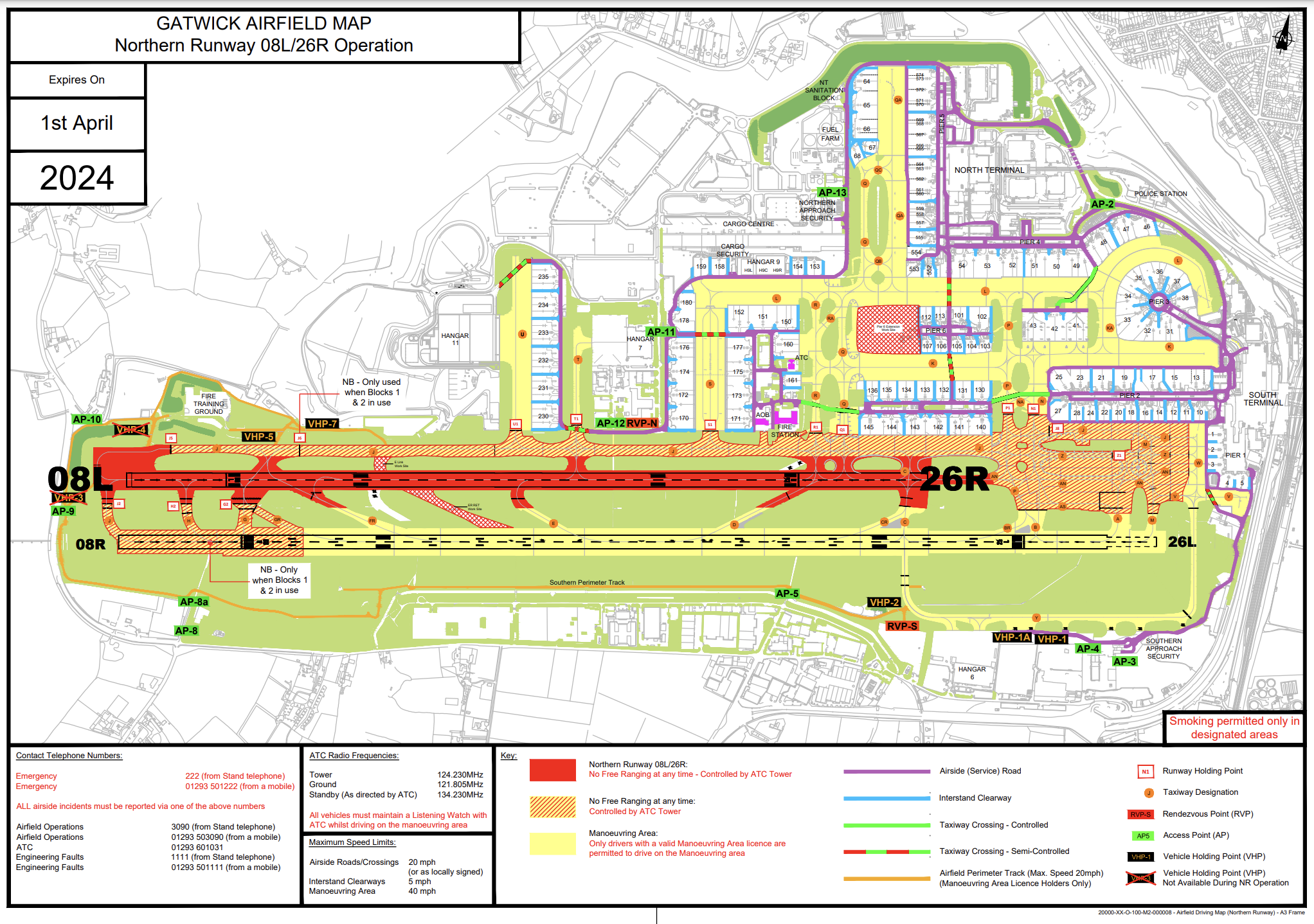 Gatwick Airport Airside Driving Maps - AIRDAT Support Centre